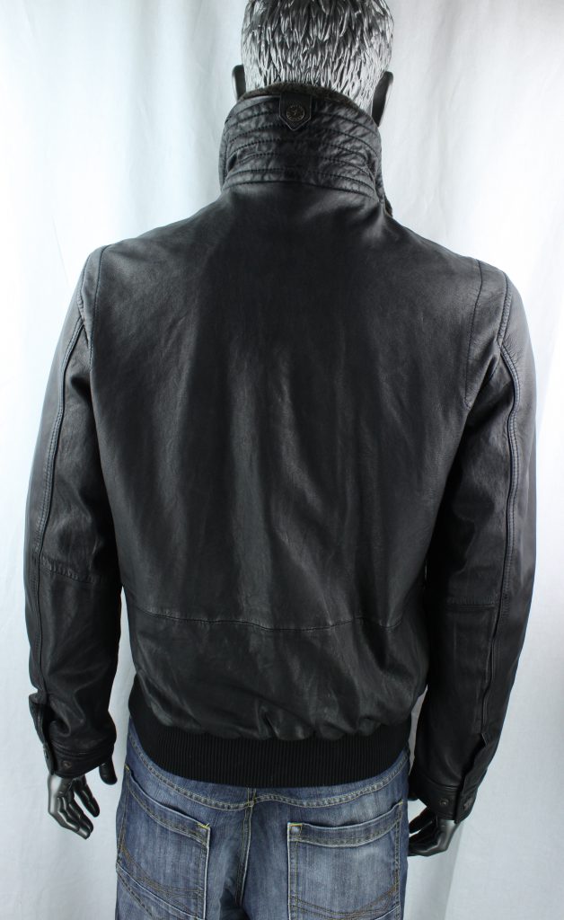 Men’s TRAPPER Kostja Leather Bomber Pilot Jacket in Black – Radford ...